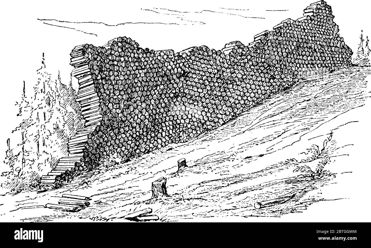 Mur de diables Banque d'images vectorielles - Alamy