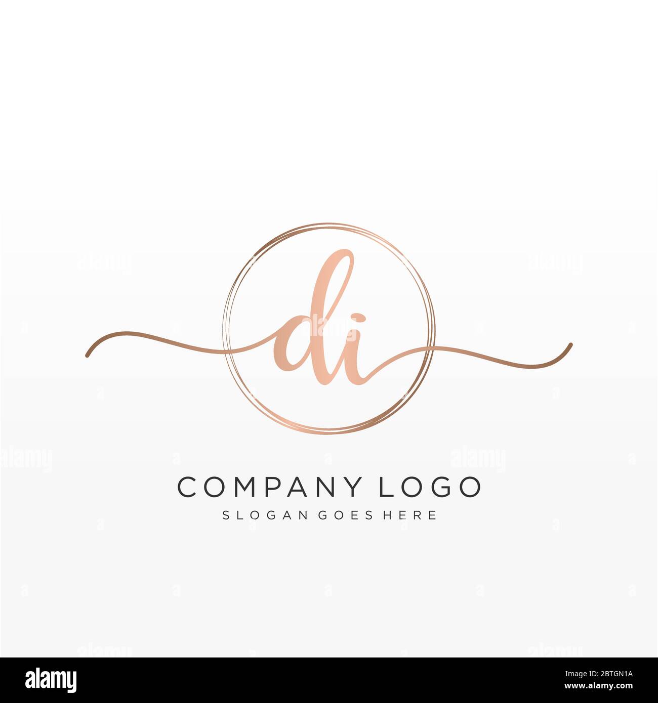 Letter di logo vector vectors Banque de photographies et d’images à ...