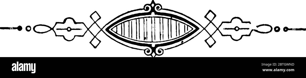 Un motif filigrane, décoré de motifs répétés et de motifs audacieux ...