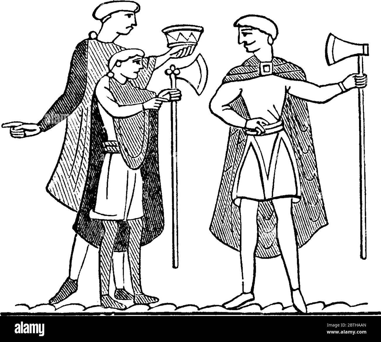 The bayeux tapestry french Banque d'images vectorielles - Alamy