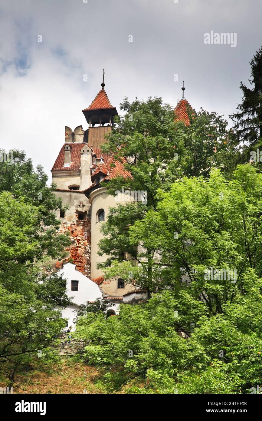 Le Château de Bran (château de Dracula). Roumanie Photo Stock - Alamy