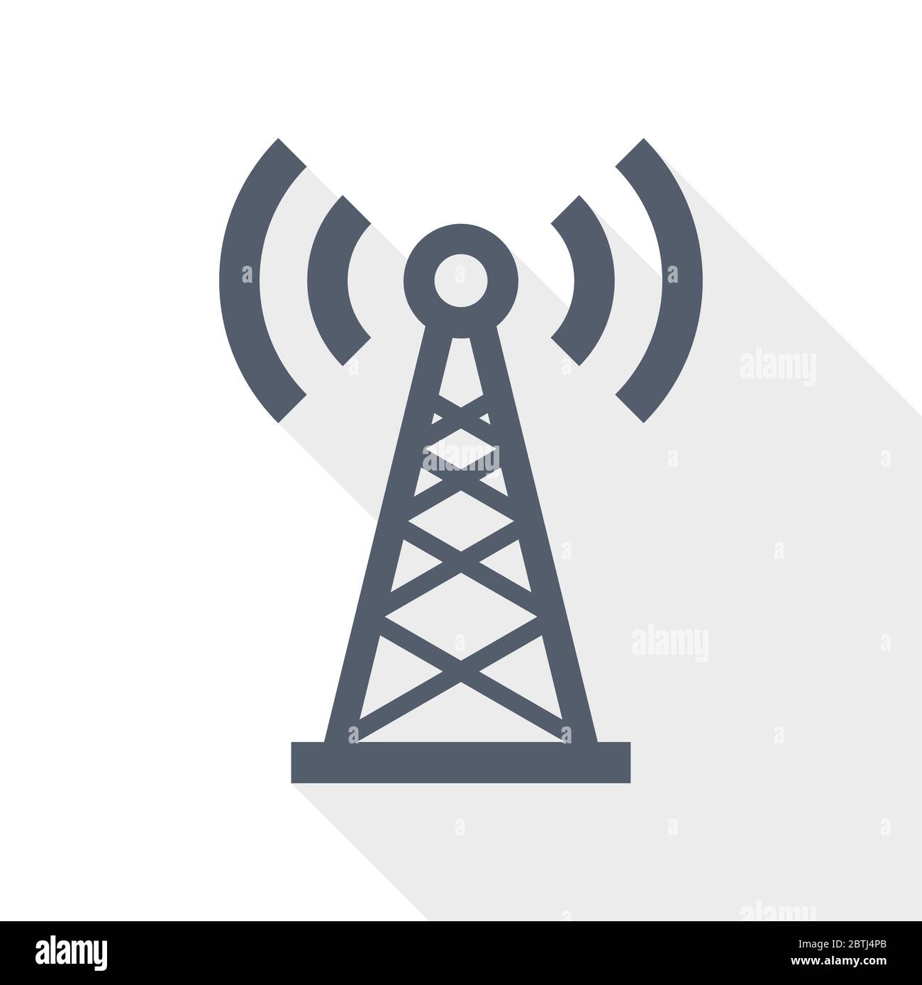 Antenne, réseau plat design vectoriel icône Image Vectorielle Stock - Alamy