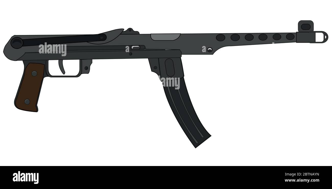 Pistolet pulemet Banque de photographies et d’images à haute résolution ...
