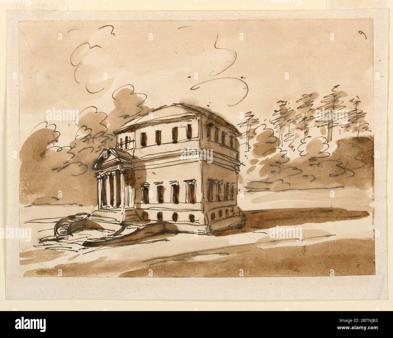 Vue sur une villa. Recherche en ProgressCorner vue d'une maison ...
