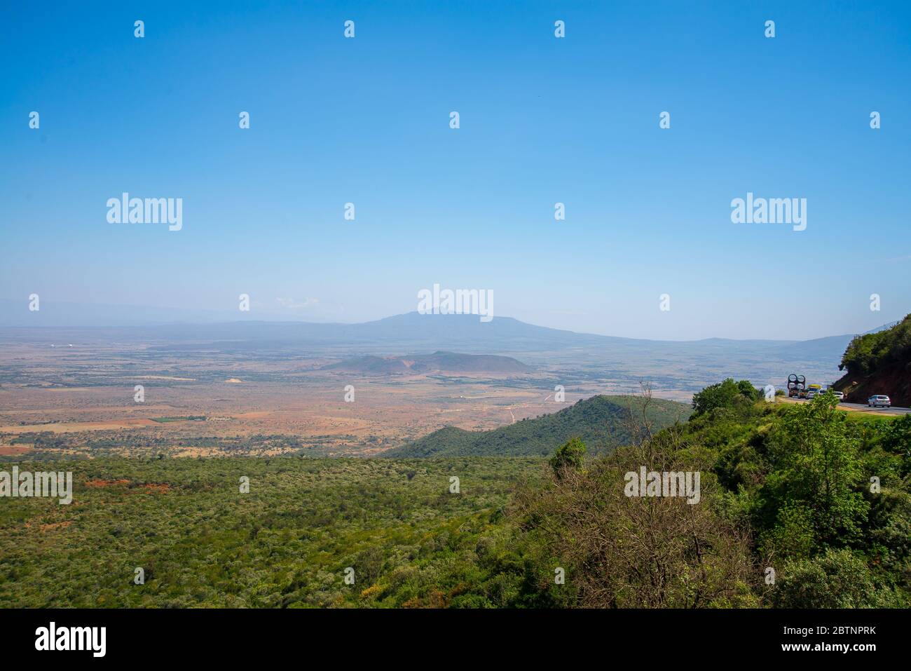 La grande vallée du Rift Kenya Photo Stock - Alamy