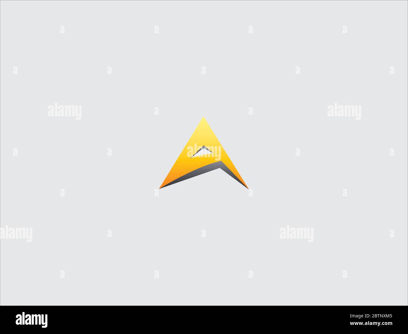 Triangle un logo Banque de photographies et d’images à haute résolution ...