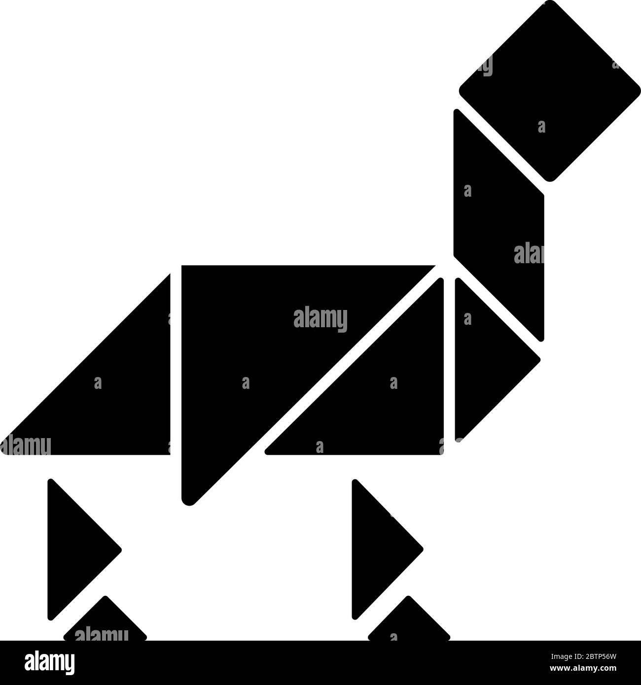 Tangram chinois Banque d'images détourées - Alamy