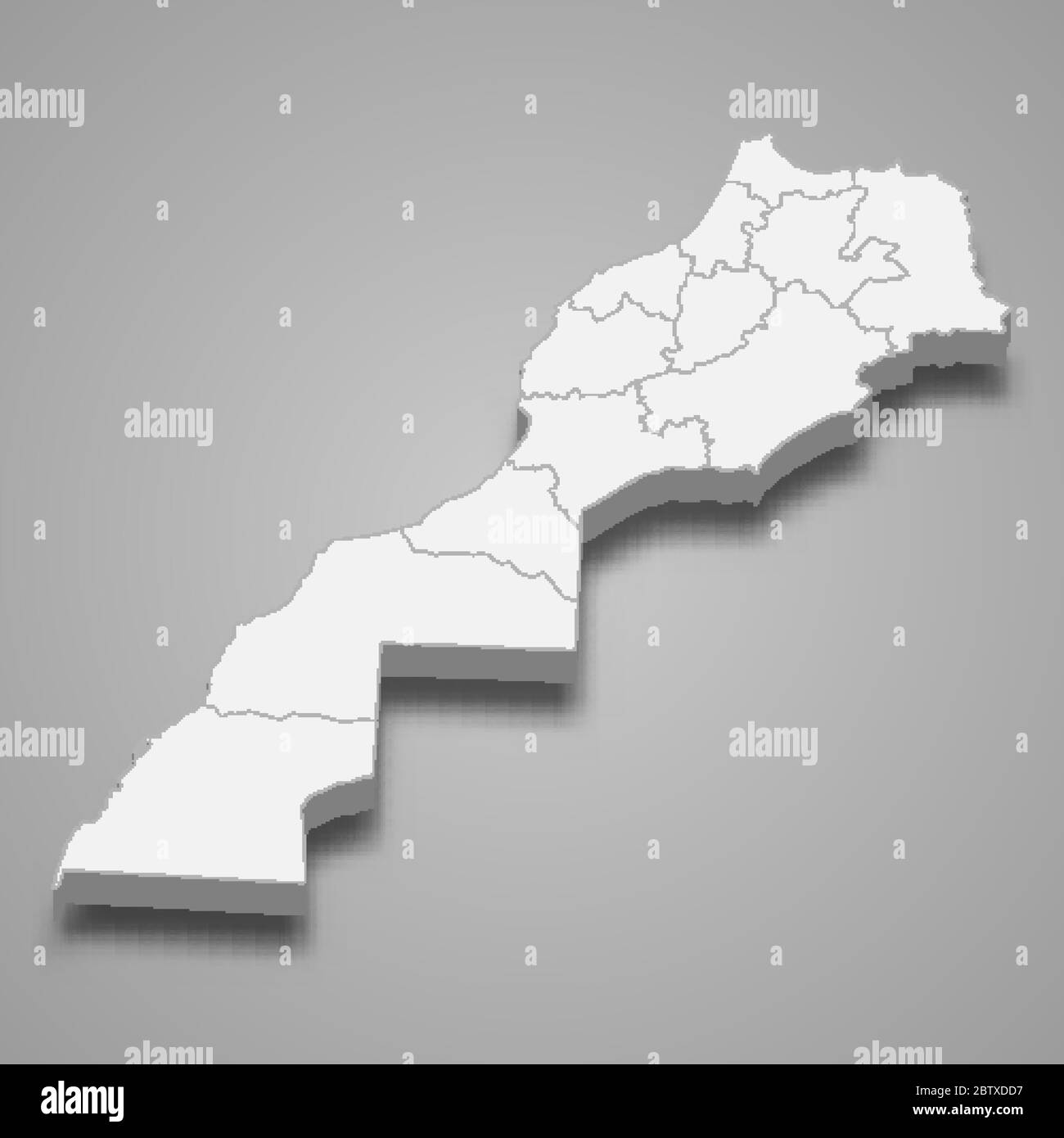 Carte du maroc Banque de photographies et d’images à haute résolution ...