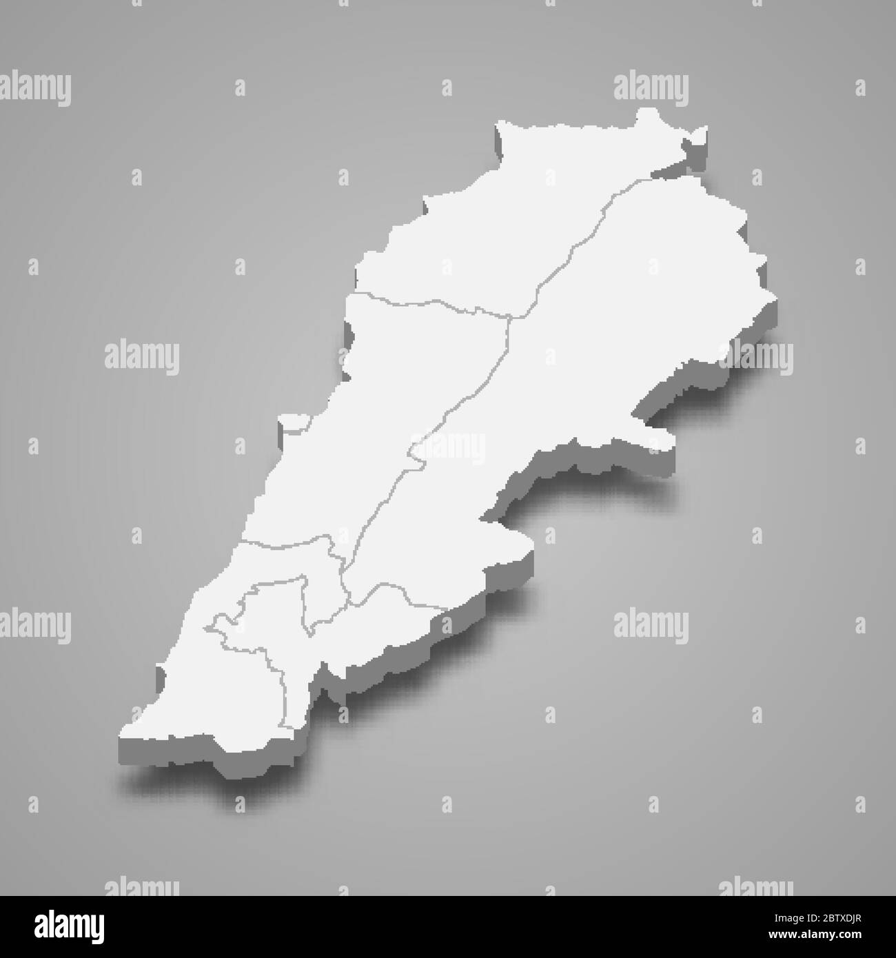 Lebanon map Banque d'images vectorielles - Page 2 - Alamy