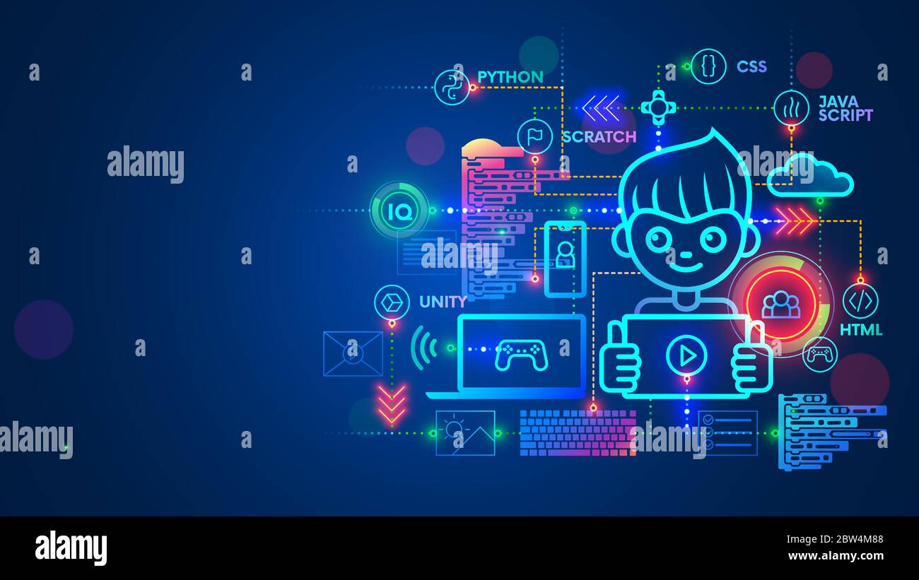 Programmation Informatique Banque d'images vectorielles - Alamy