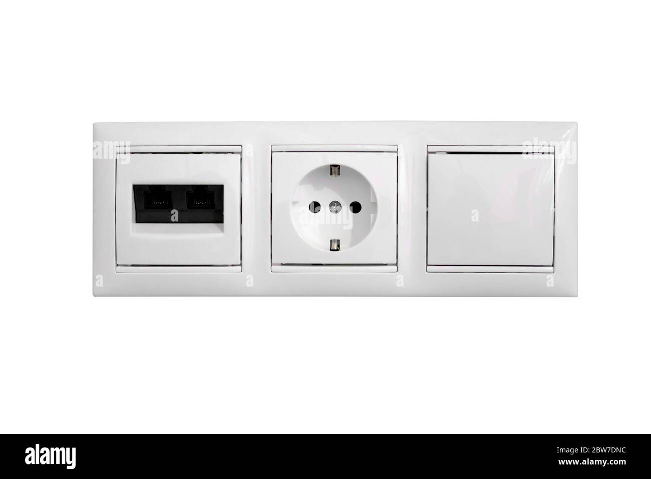 Prise multifonction avec prise Internet de connexion de ligne réseau ...