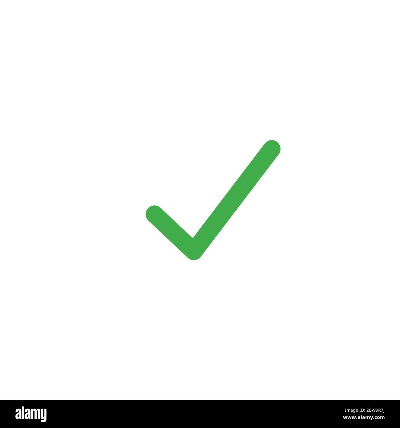 Cochez la case symbole, cochez oui voter icône simple. Illustration ...