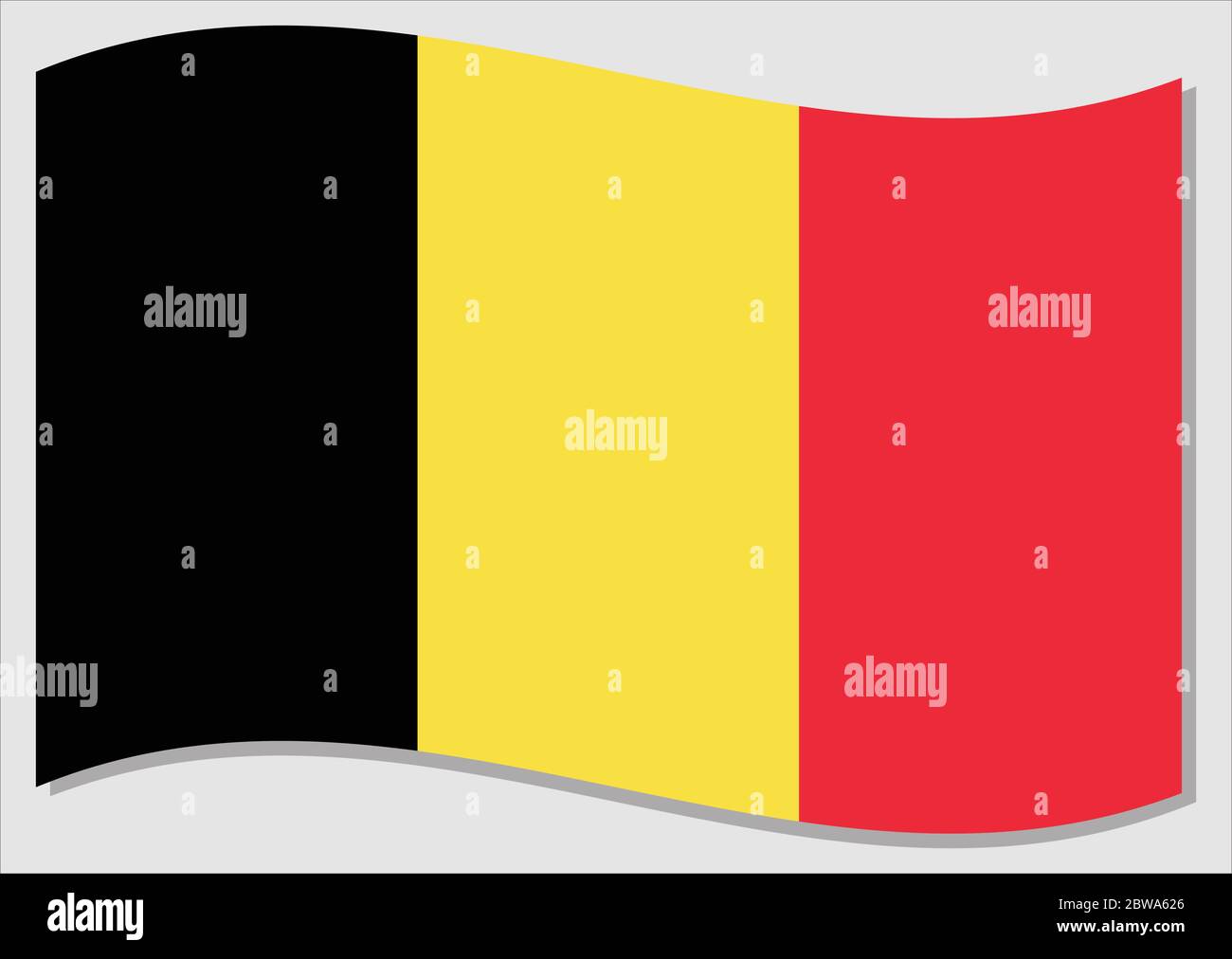 Drapeau de la Belgique graphique vectoriel. Illustration du drapeau ...