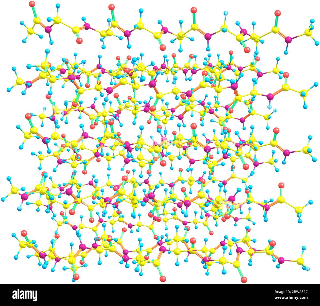 La fibrine est une protéine insoluble présente dans la soie créée par ...