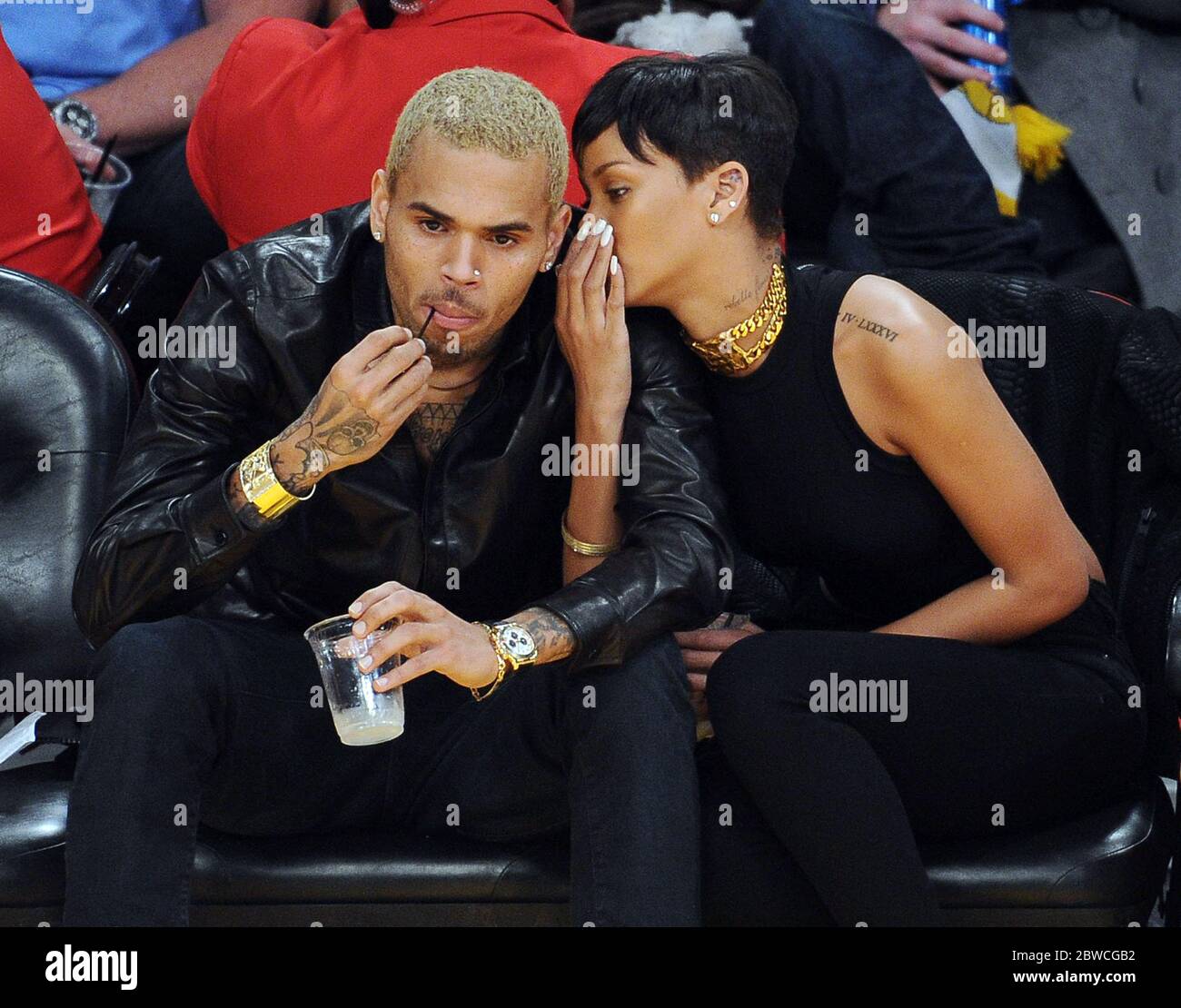 Rihanna and chris brown Banque de photographies et d’images à haute ...