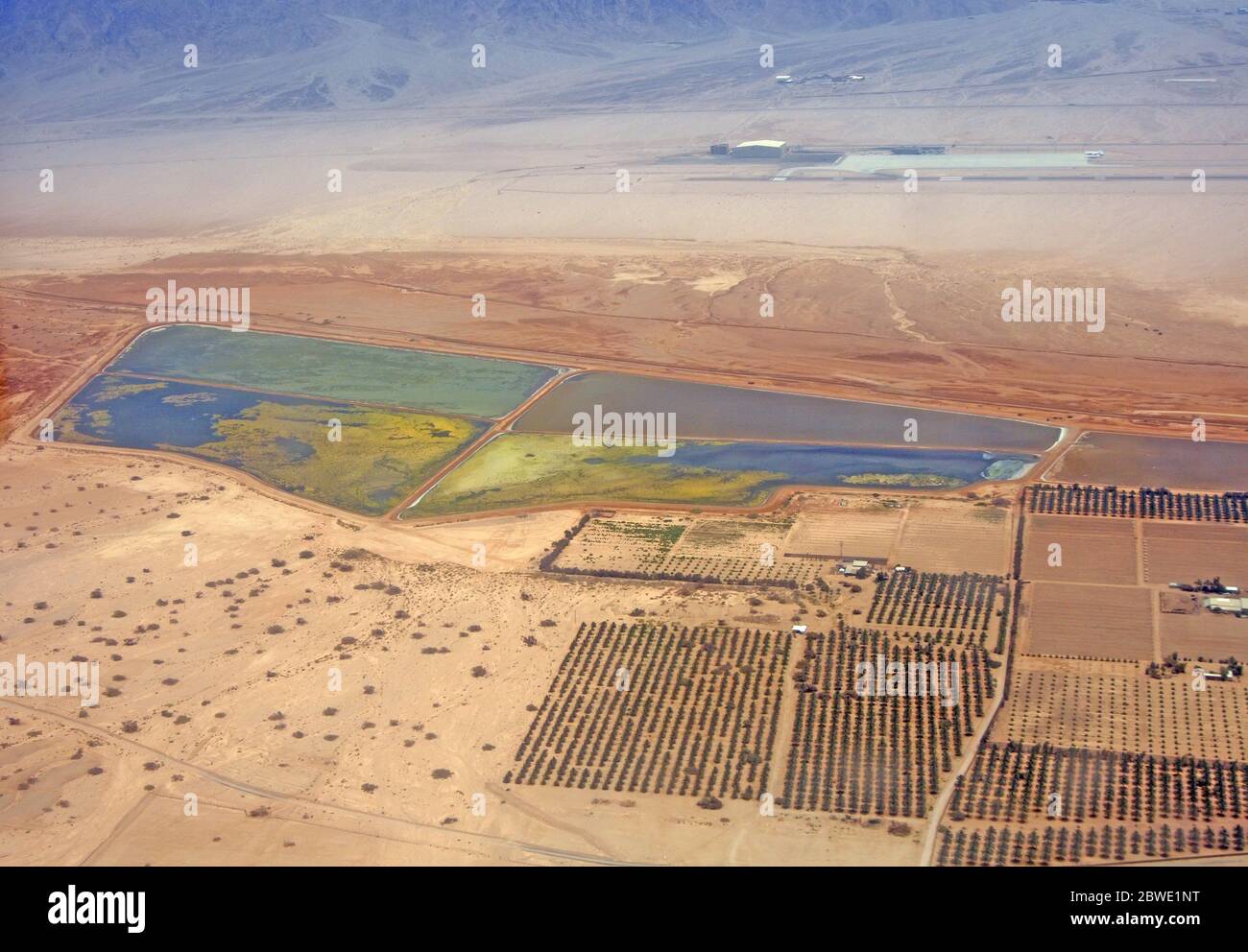 Aerial agriculture desert Banque de photographies et d’images à haute ...