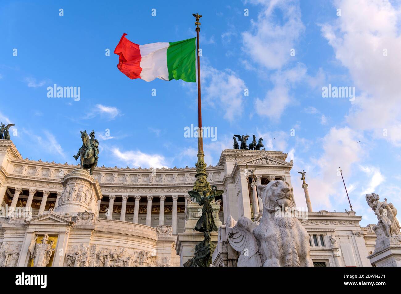 Drapeau de rome Banque de photographies et d’images à haute résolution ...