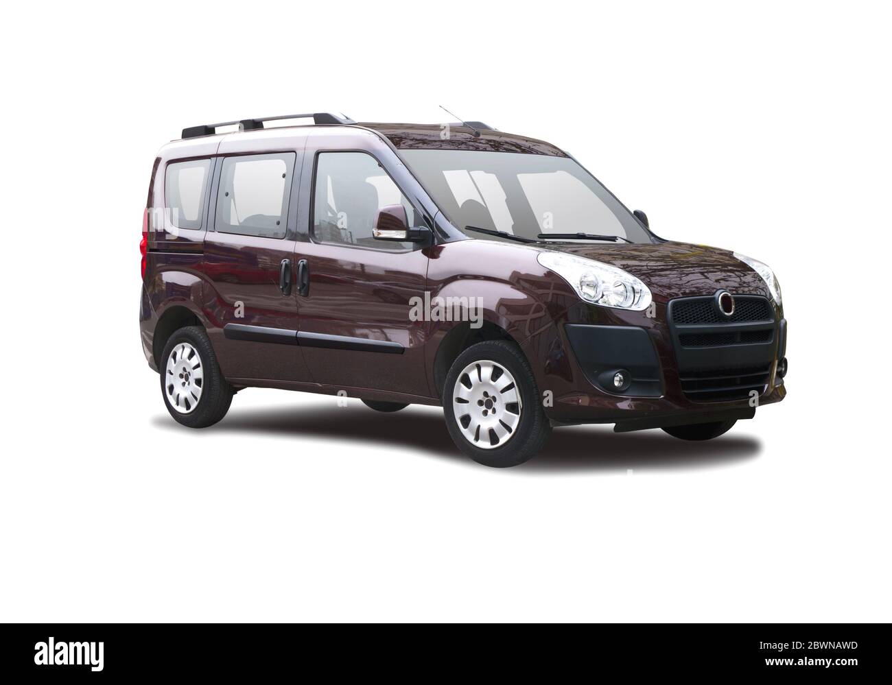 Mini bus side view isolated on white Photo Stock - Alamy