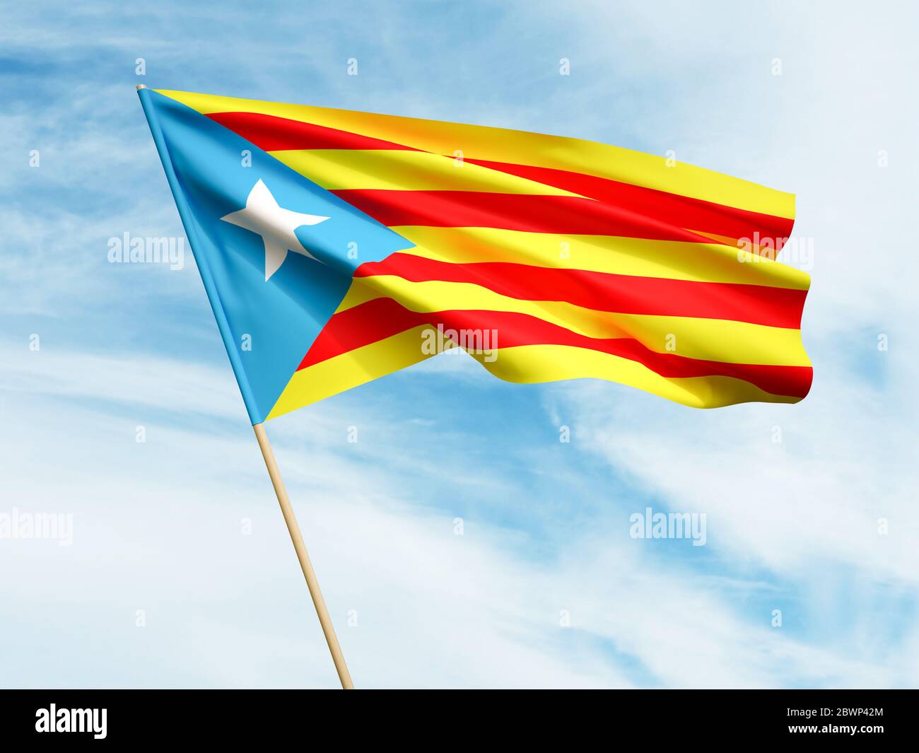 Drapeau espagnol et catalan Banque de photographies et d’images à haute ...