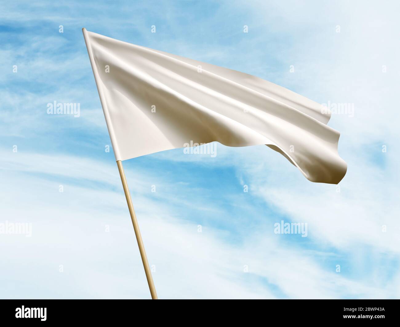 Drapeau blanc Banque de photographies et d’images à haute résolution ...