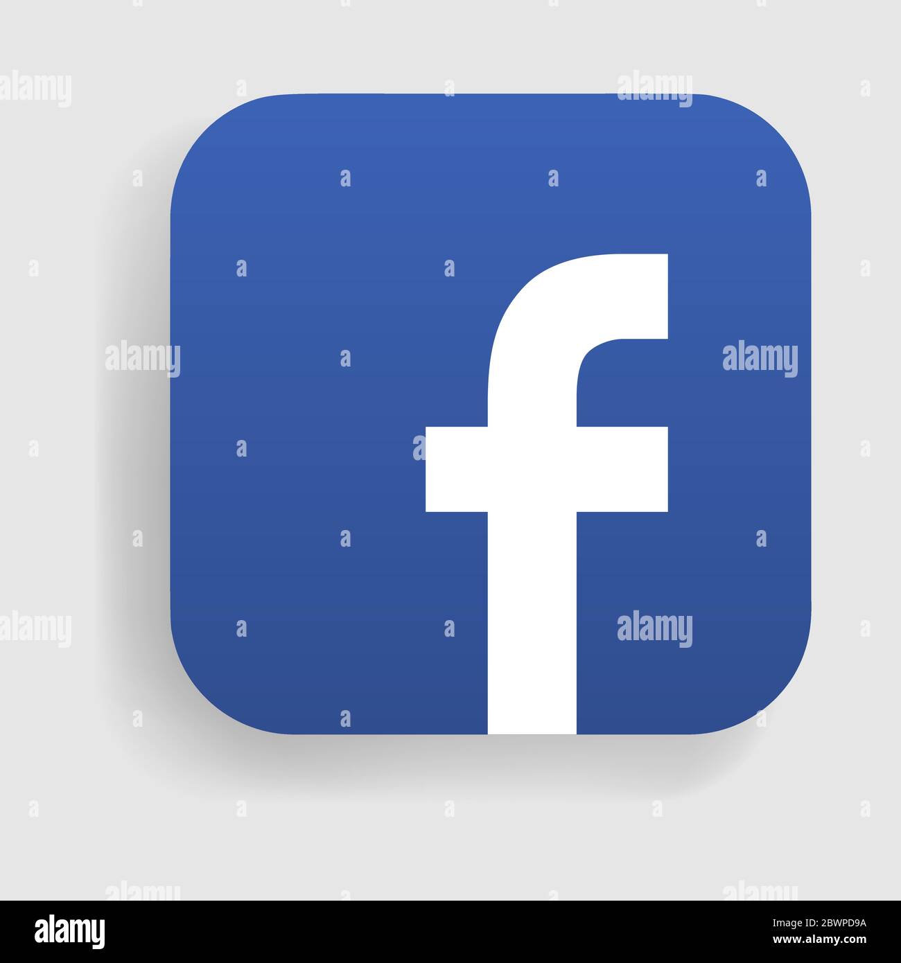 Facebook logo carré Banque de photographies et d’images à haute ...