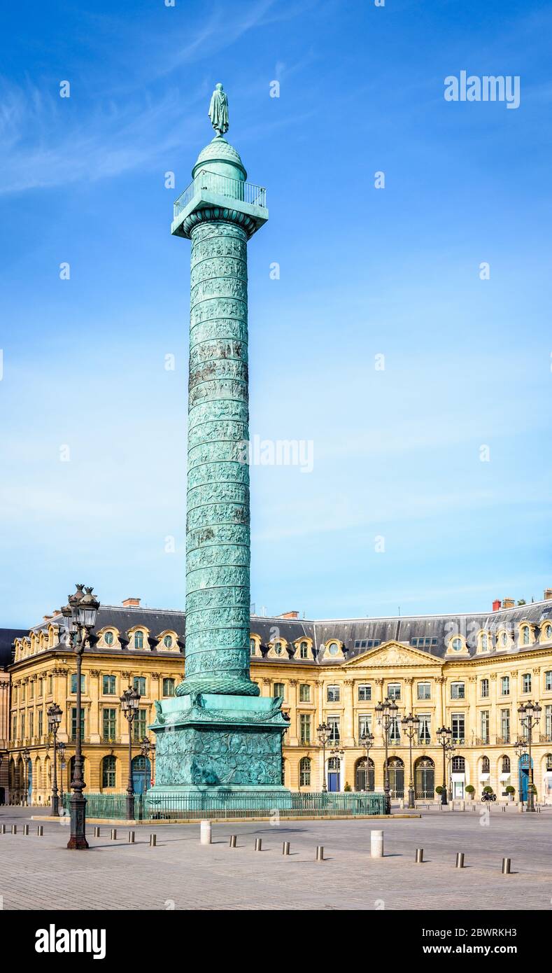 Colonne De Place Vendome Banque d'image et photos - Alamy