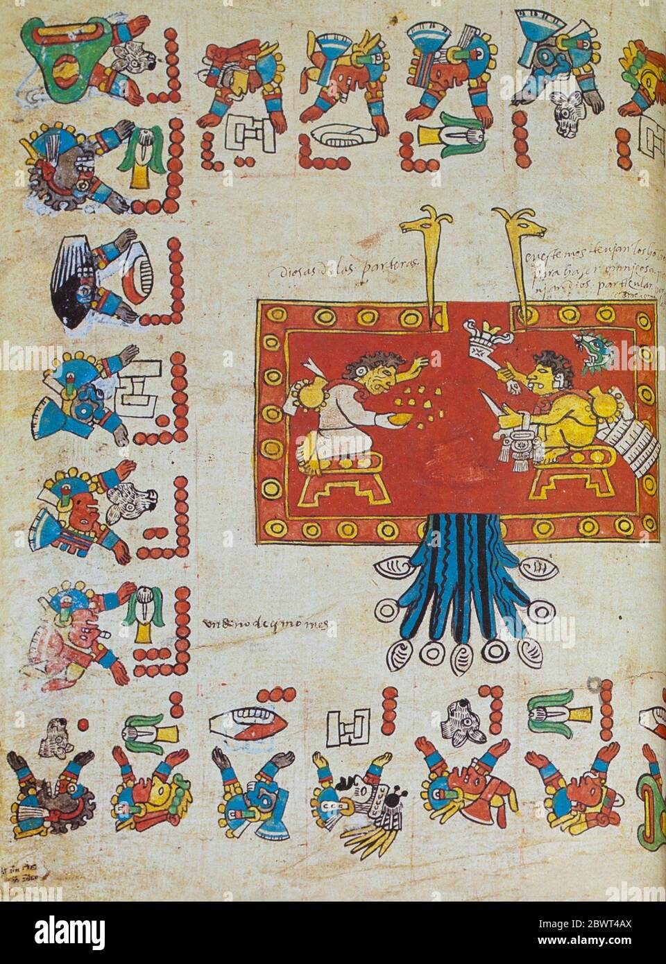 Codex Borbonicus Banque d'image et photos - Alamy