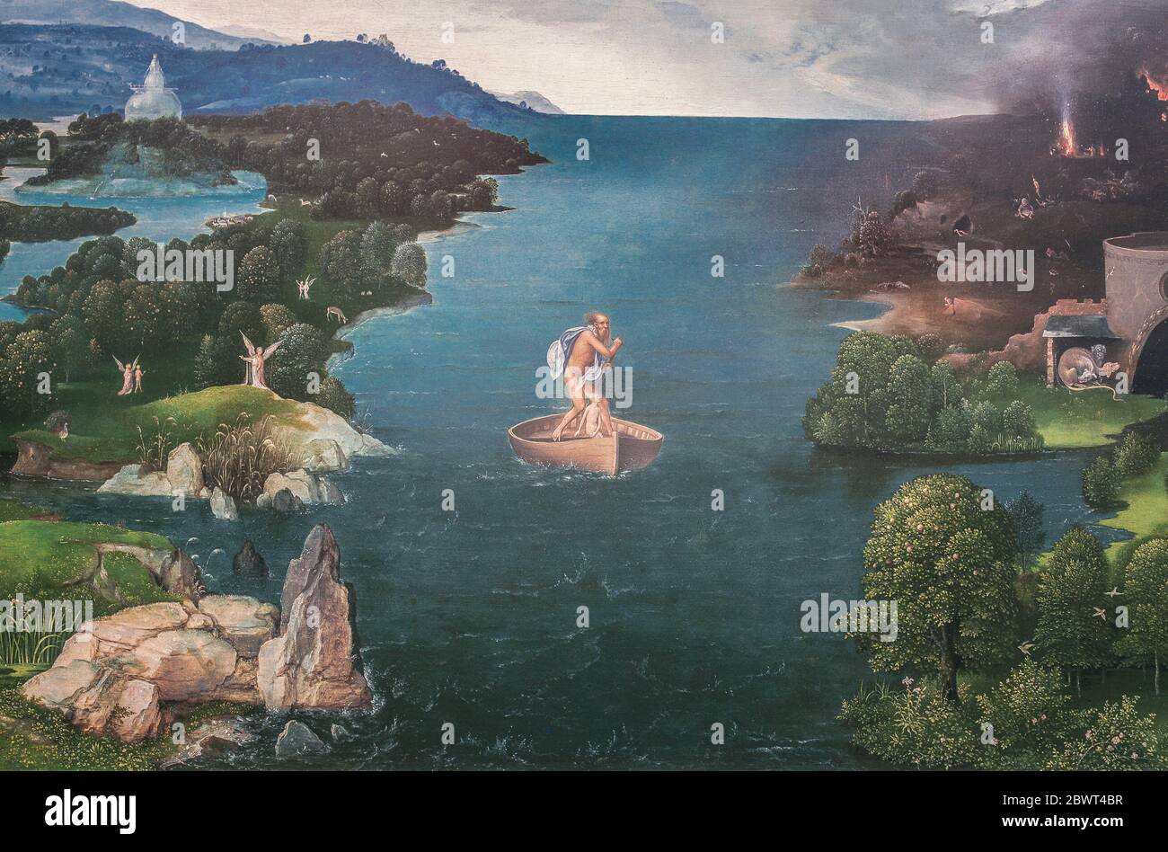 Charon Traversant Le Styx Banque d'image et photos - Alamy