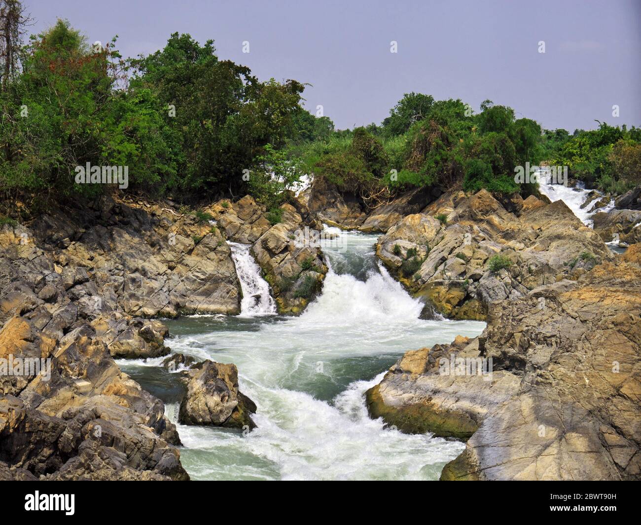 Chutes de khone phapheng laos Banque de photographies et d’images à ...