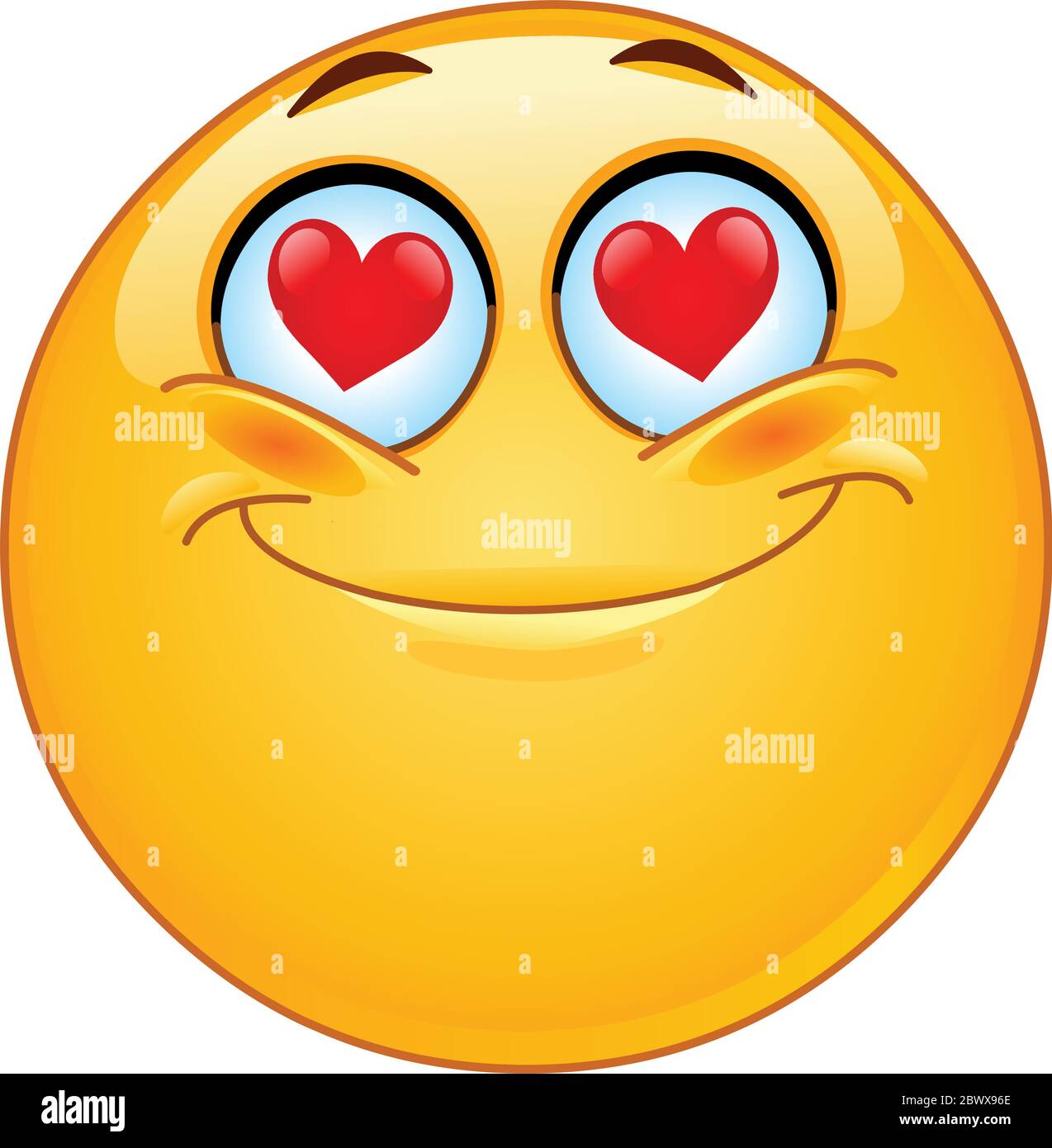 Aimer Emoji Banque d'images vectorielles - Alamy