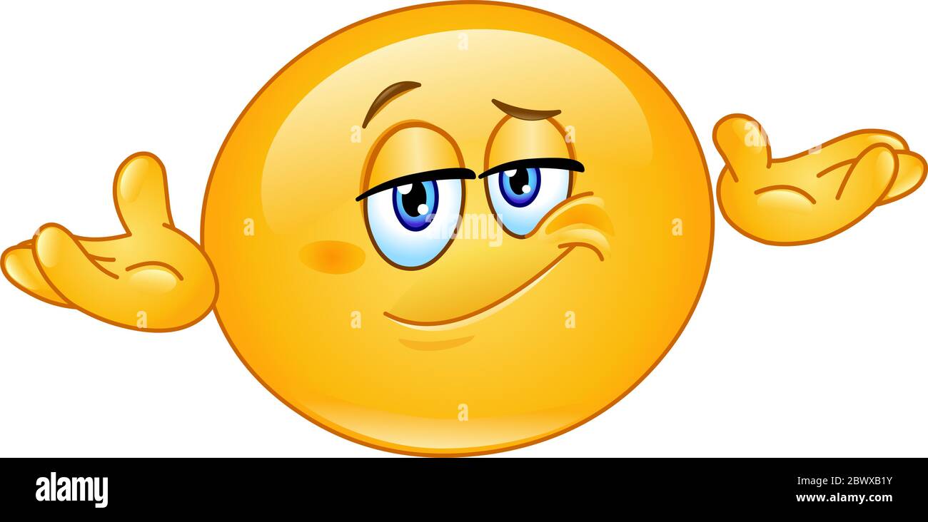 Emoticon smiley yellow confused Banque de photographies et d’images à ...