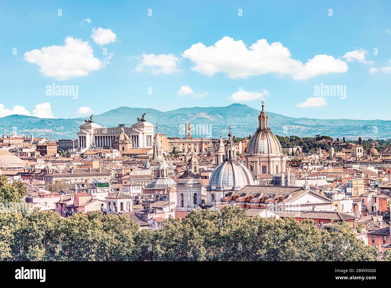 Panorama de la ville de rome Banque de photographies et d’images à ...