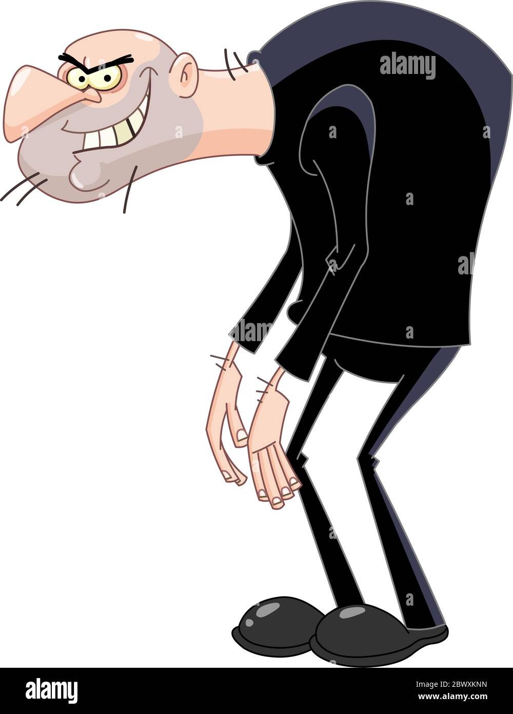 Homme chauve moche Banque d'images vectorielles - Alamy