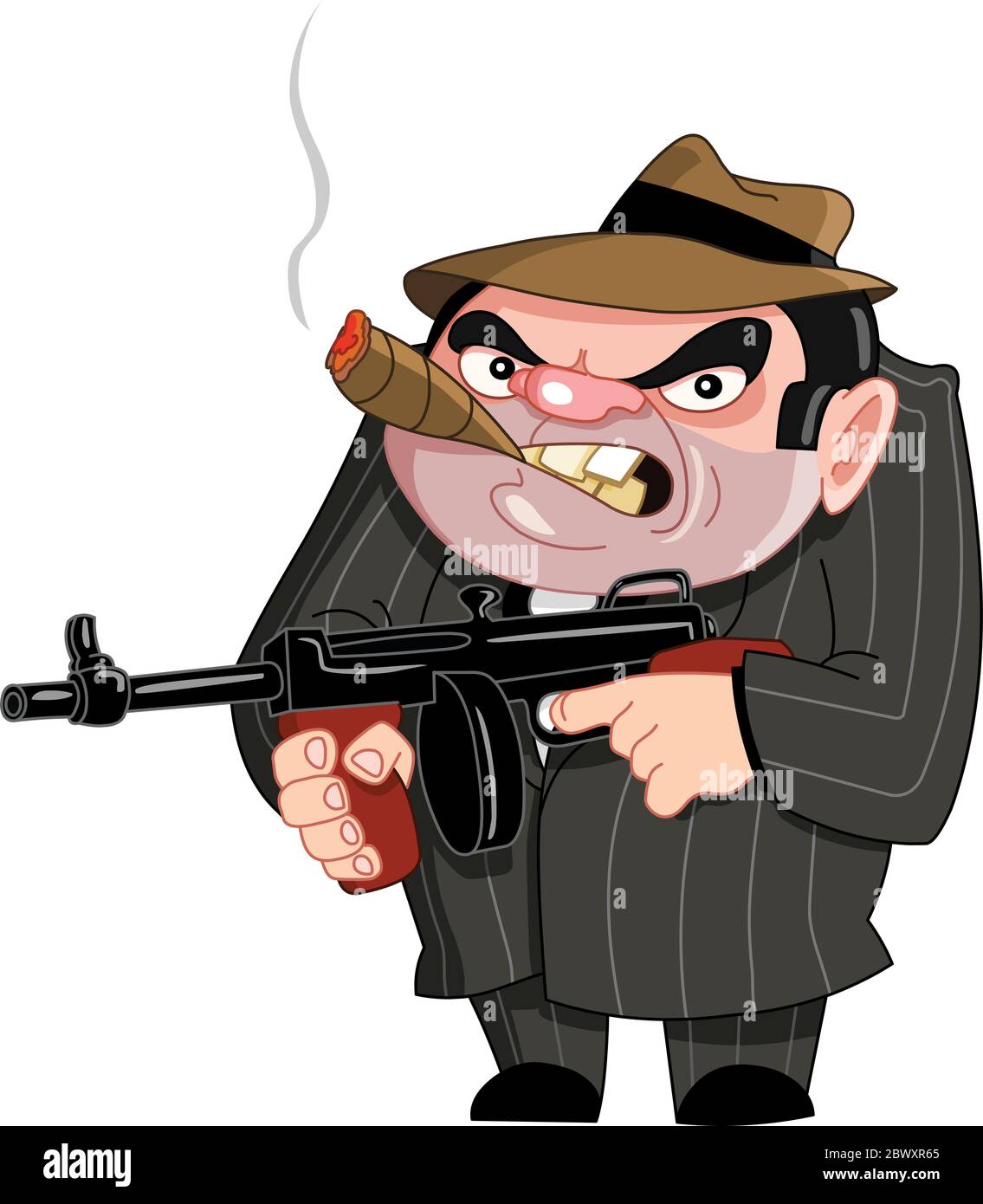 Gangster mafia mob Banque d'images vectorielles - Alamy