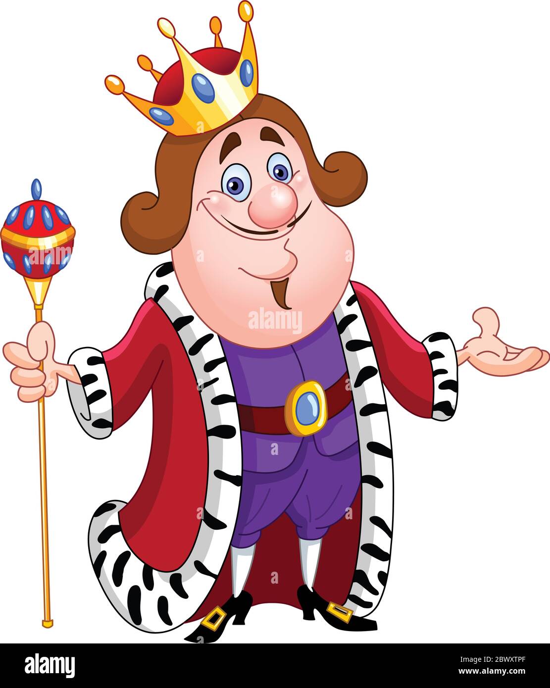 Prince cape royal crown Banque d'images vectorielles - Alamy