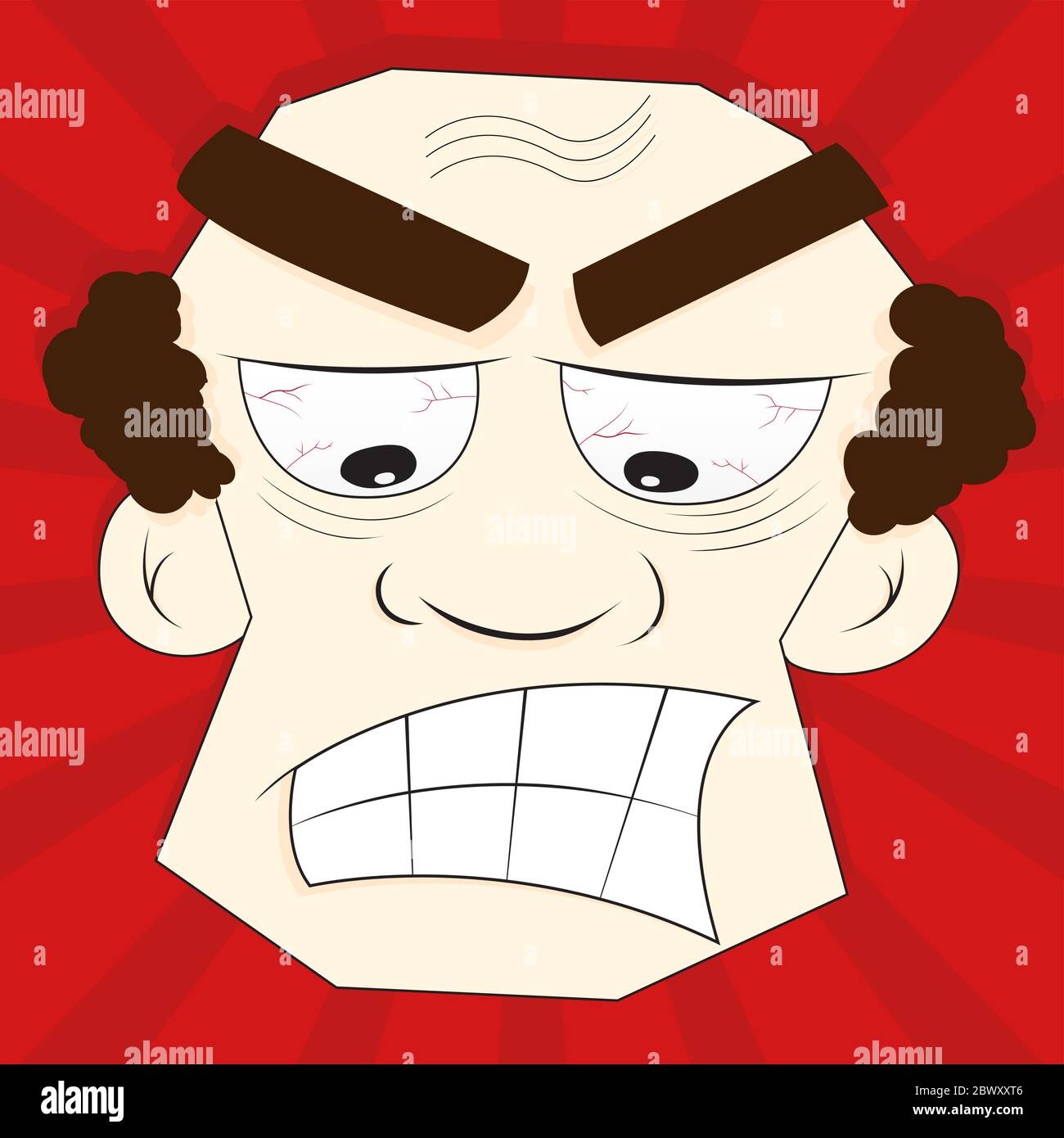 Agressif Homme Banque Dimages Vectorielles Alamy