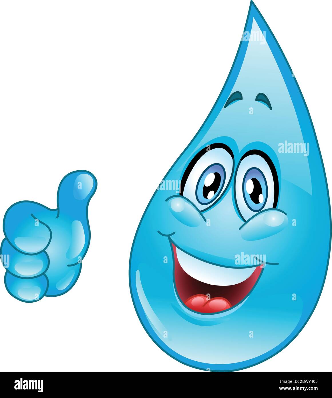 Goutte d'eau de dessin animé Banque de photographies et d’images à haute résolution - Alamy