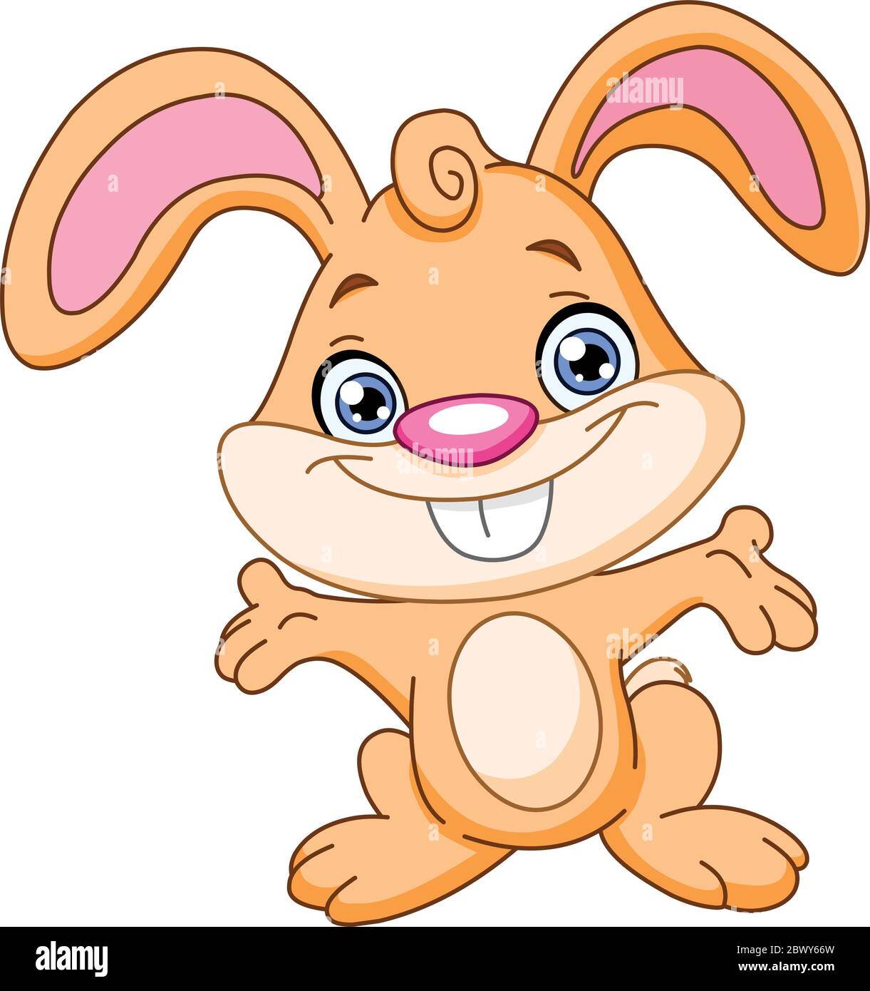 Dents de lapin Banque d'images vectorielles - Alamy