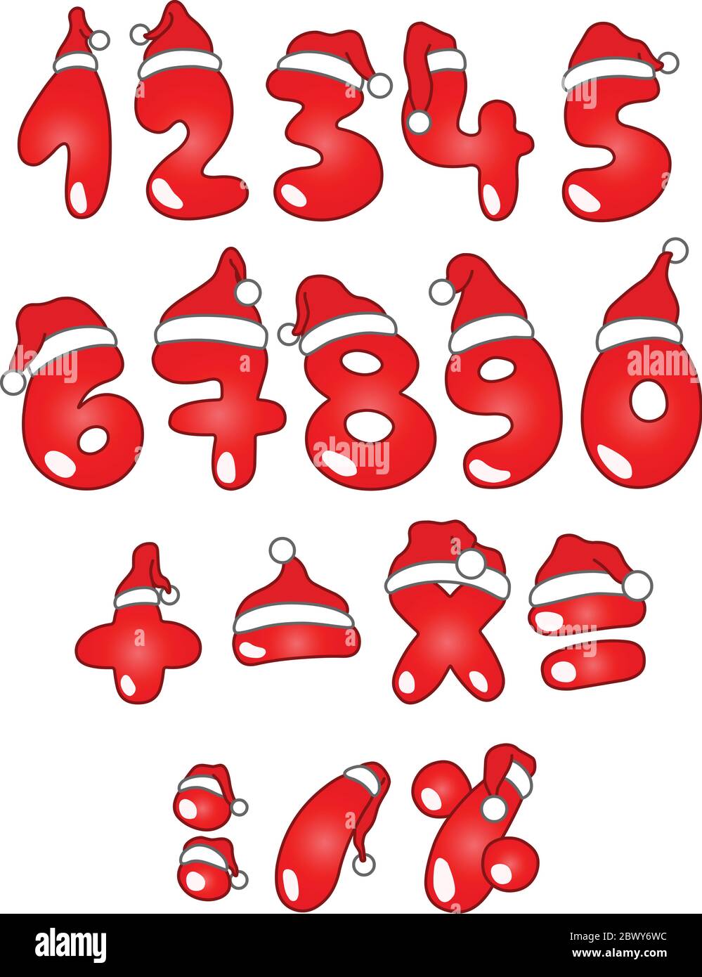 Chiffres de claus Banque d'images vectorielles - Alamy