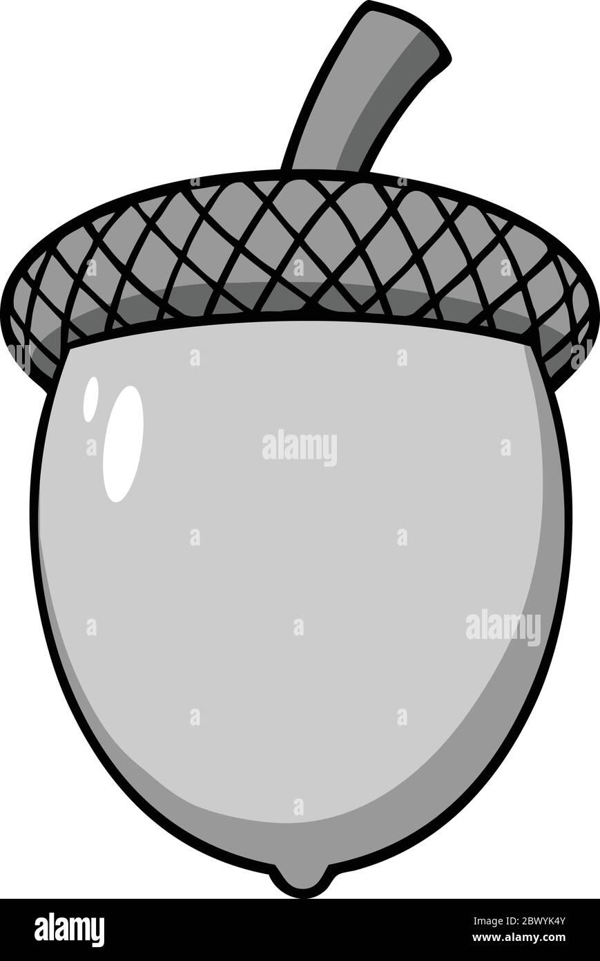 Acorn Illustration - UNE illustration de dessin animé d'une ...