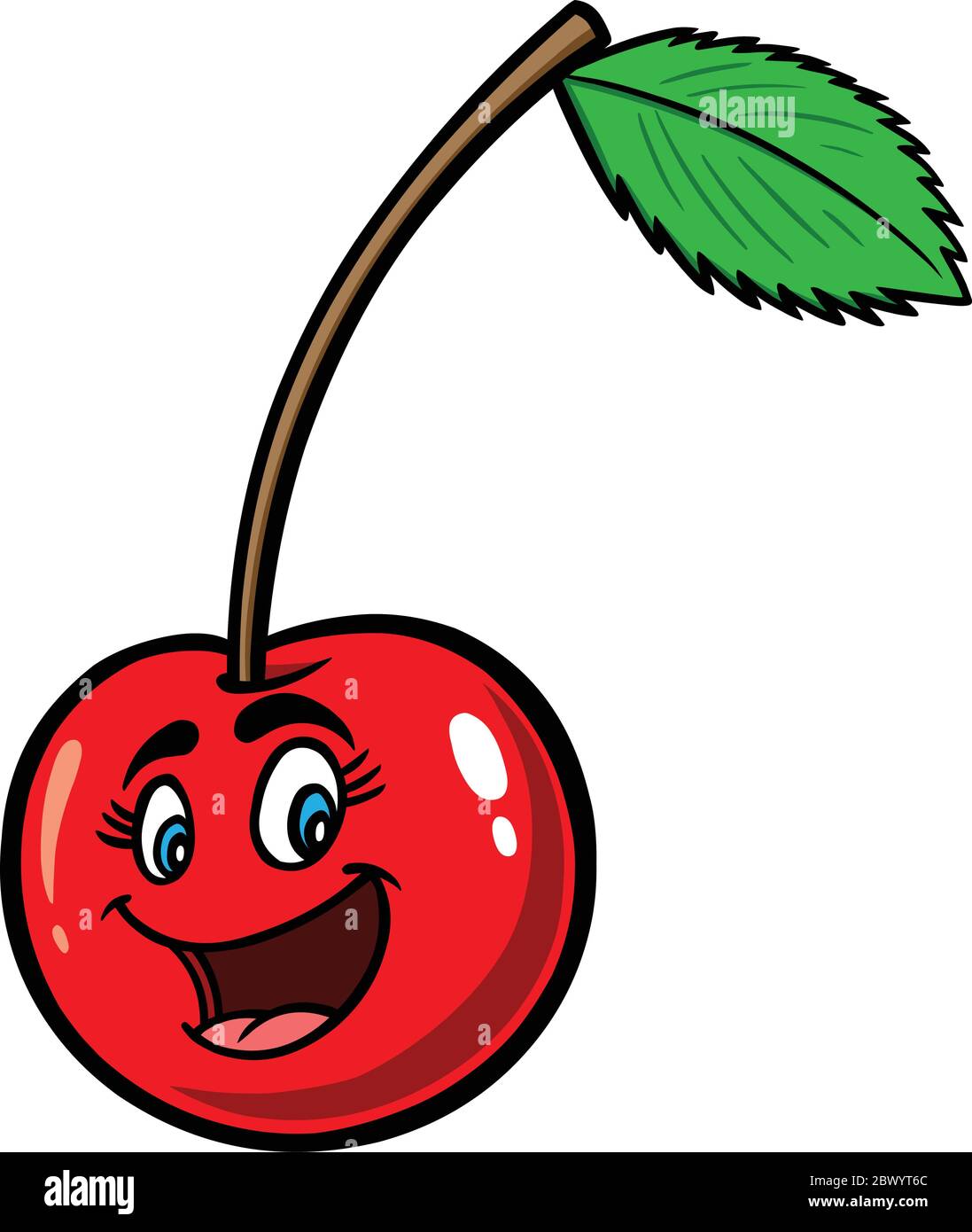 Dessin d'une cerise - UN dessin d'une cerise Image Vectorielle Stock ...