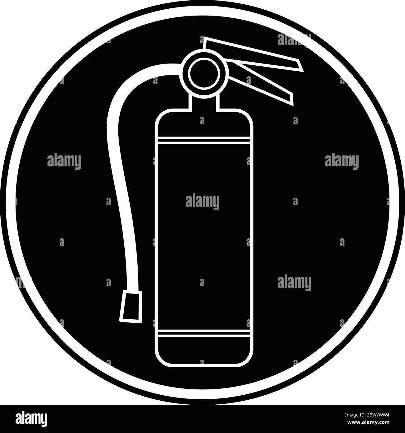 Symbole extincteur - Illustration d'un symbole extincteur Image ...