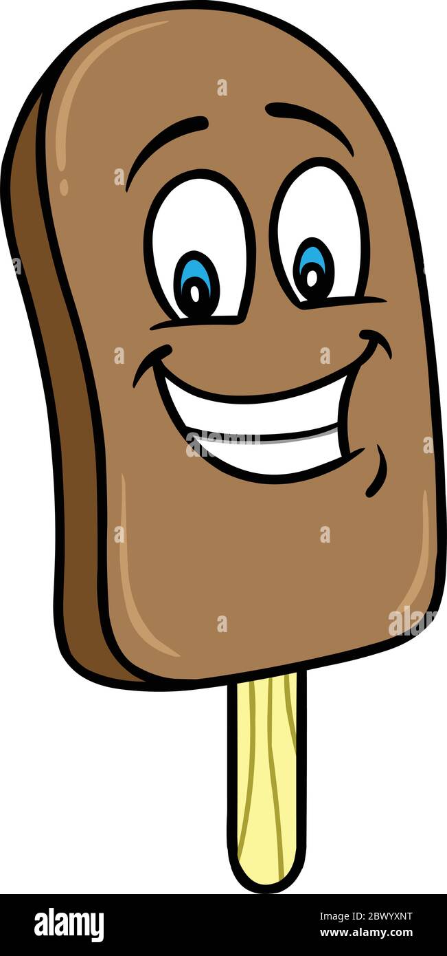 Fudge Pop - UNE illustration de dessin animé d'une Fudge Pop Image ...