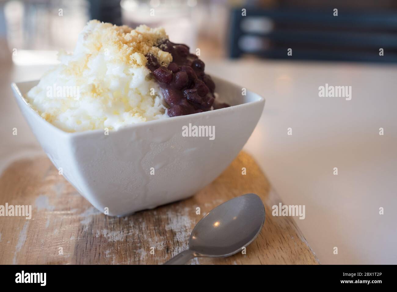 Glace aux haricots rouges Banque de photographies et d’images à haute ...