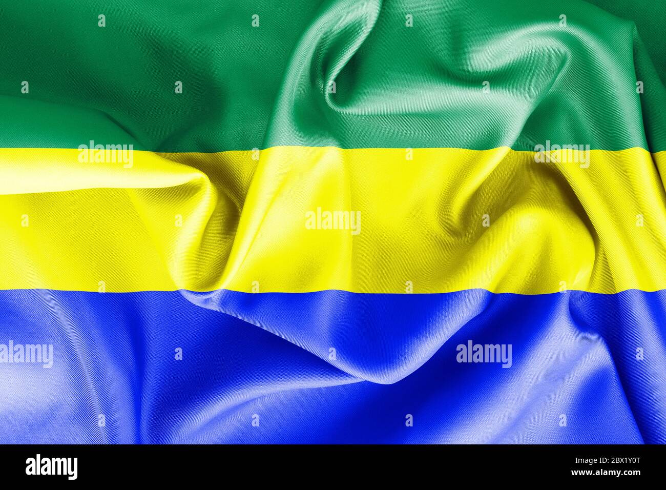 Drapeau gabonais Banque de photographies et d’images à haute résolution ...
