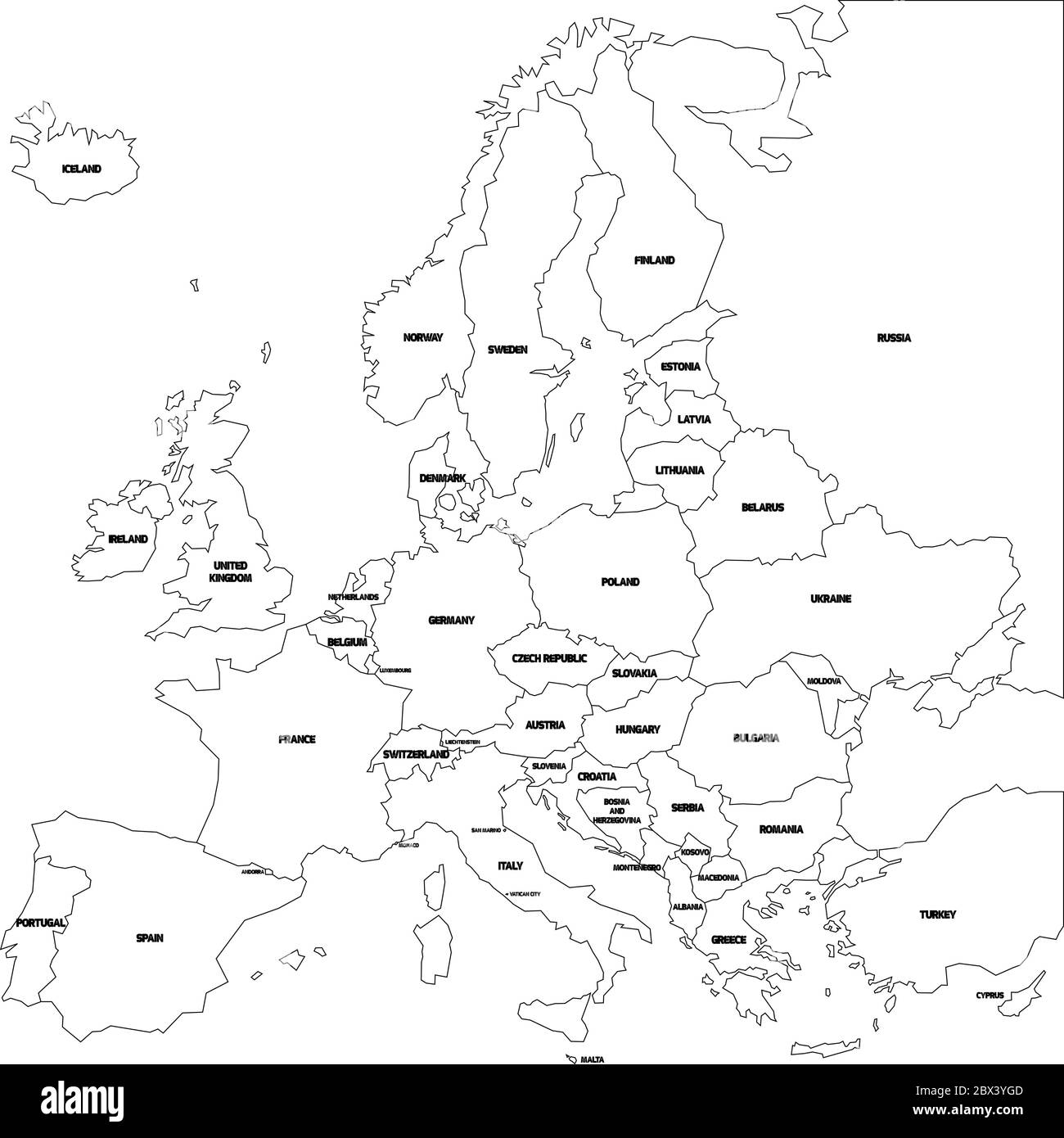 Carte Vectorielle De L Europe Carte Vectorielle Simplifi e Compos e De carte-vectorielle-de-l-europe-carte-vectorielle-simplifi-e-compos-e-de