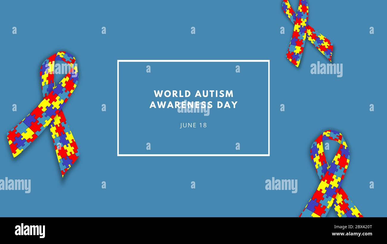 Journée mondiale de sensibilisation à l'autisme. Illustration liée à l ...