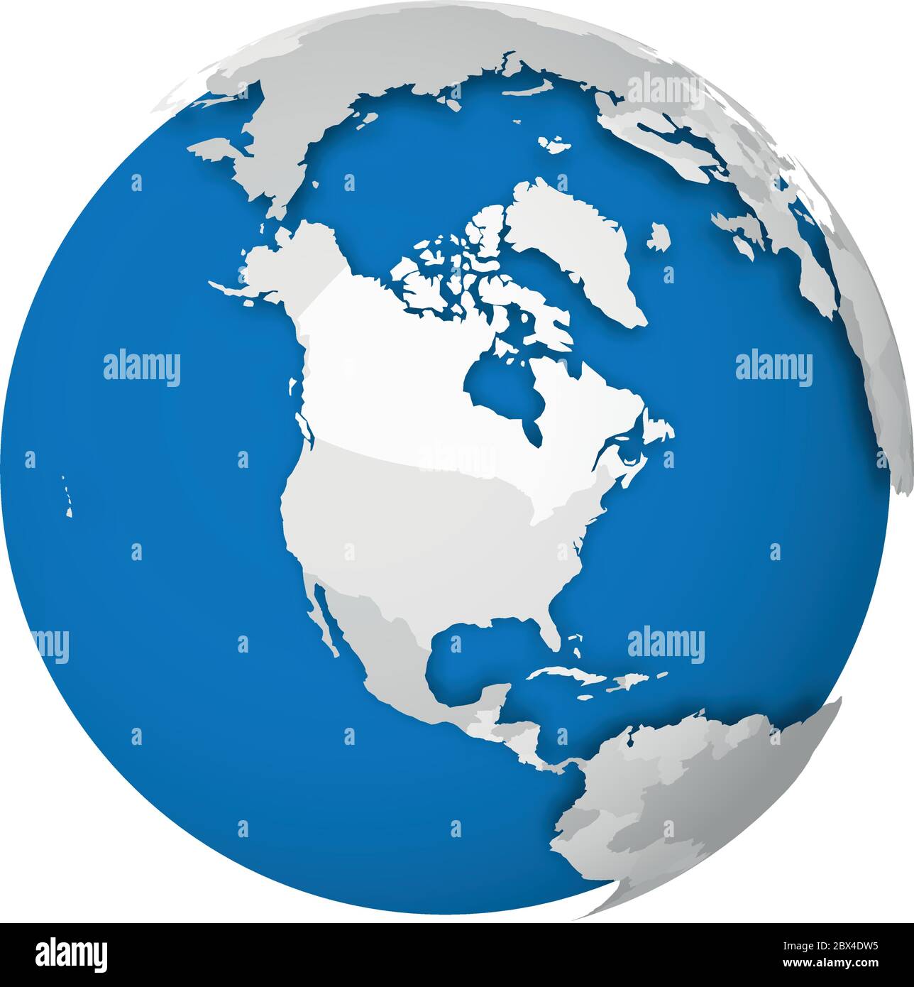 Carte Du Monde En 3d