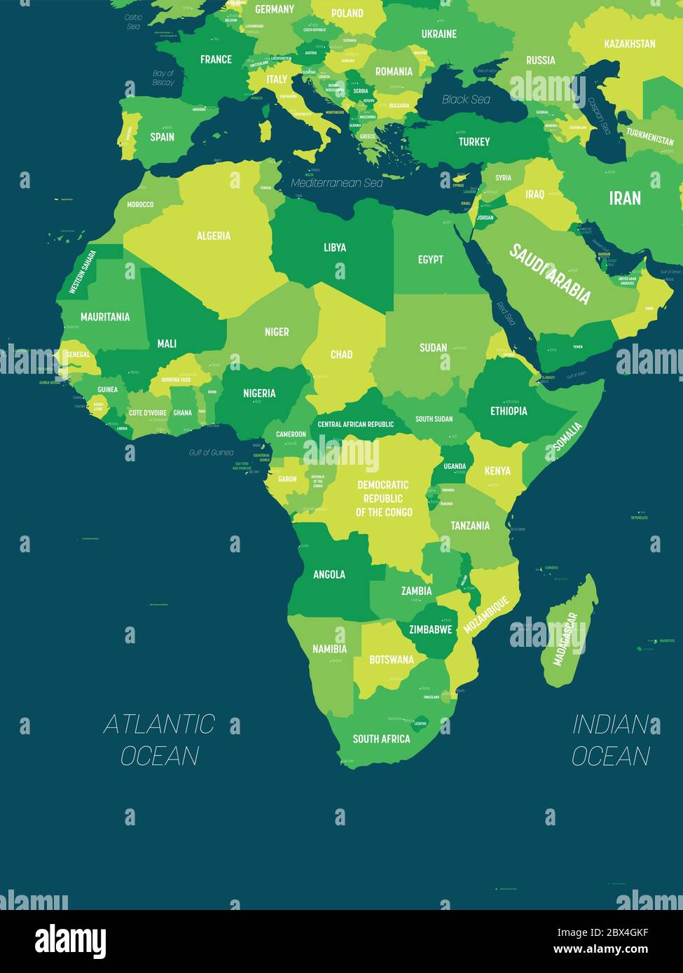 Carte Des Pays D'afrique Et De Leurs Capitales Carte Voyage Voyage