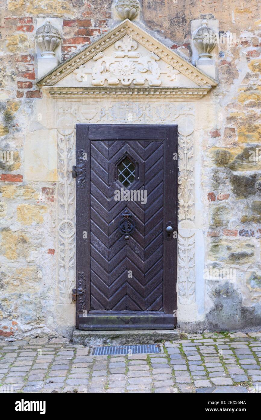Porte médiévale au château de Luedinghausen, Burg Lüdinghausen ...